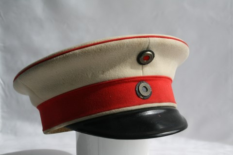 Prussian Garde du Corps Officer's visor cap.