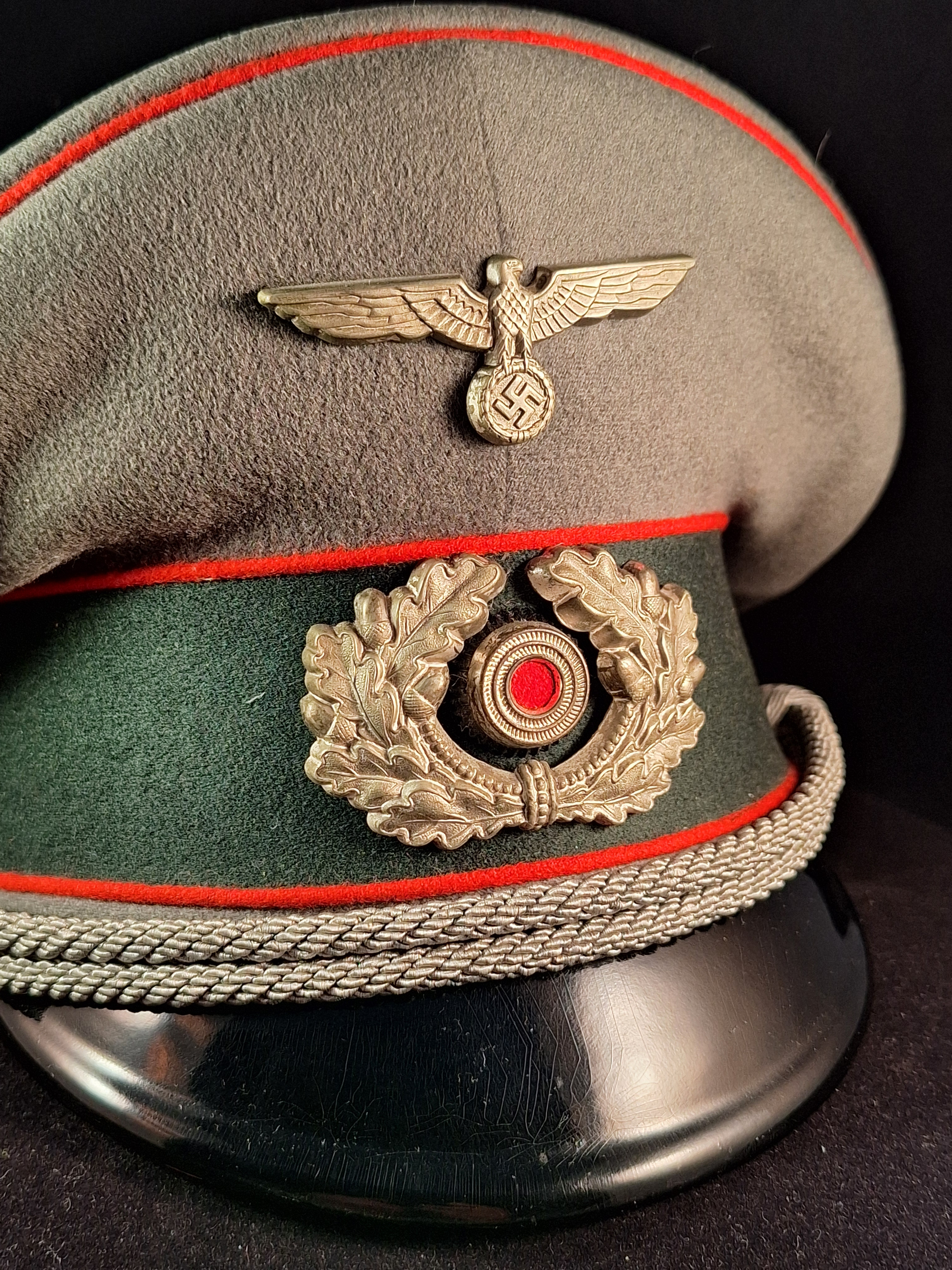 Gorra Oficial de artillería (Friedrich Jaeger) - Bruno Mado Medals